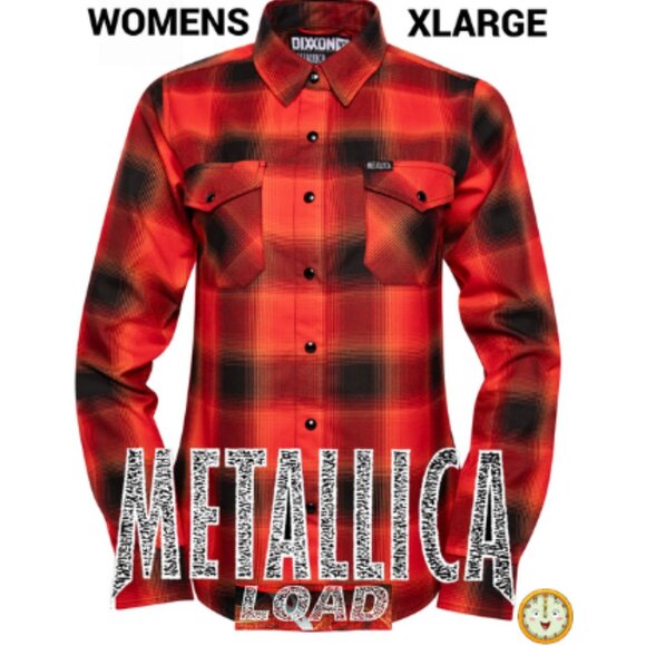DIXXON | Tops | Dixxon Flannel X Metallicaload Collab Limited Edition ...